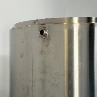 Pall Stainless Steel Jacketed 2000 Liter Round Mixing Container ...